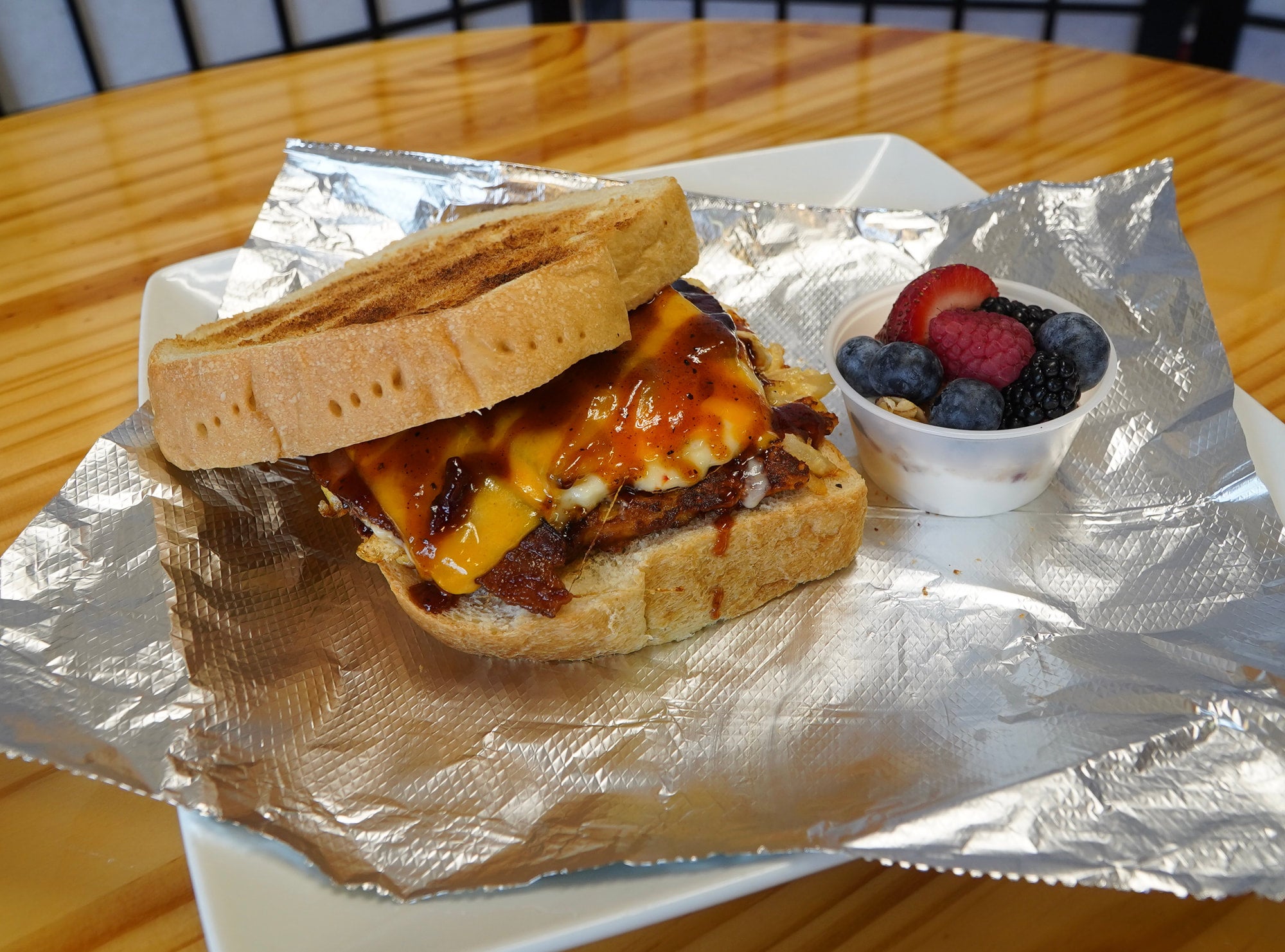 Western Breakfast Sandwich | Delightful Maple Cafe